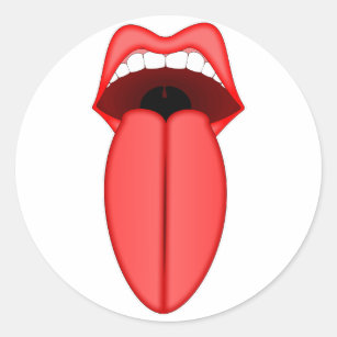 Tongue Stickers & Labels | Zazzle UK