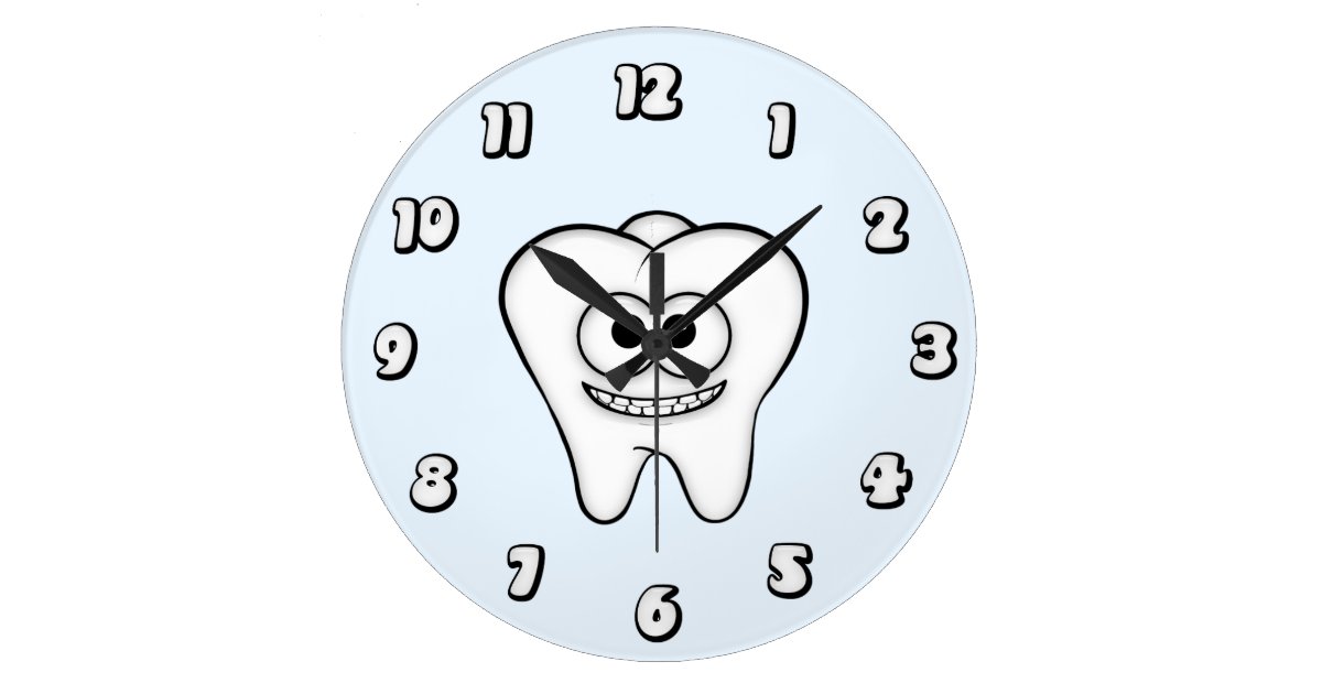 Tooth Clock | Zazzle.co.uk