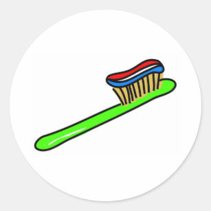 Toothbrush Stickers & Labels | Zazzle UK