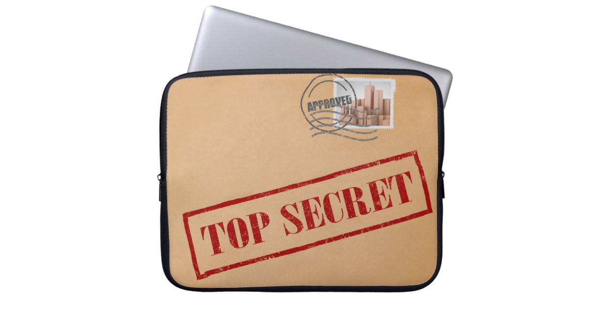 Top Secret Envelope Laptop Sleeve | Zazzle