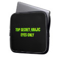 Top Secret /Majic Eyes Only Laptop Sleeve | Zazzle