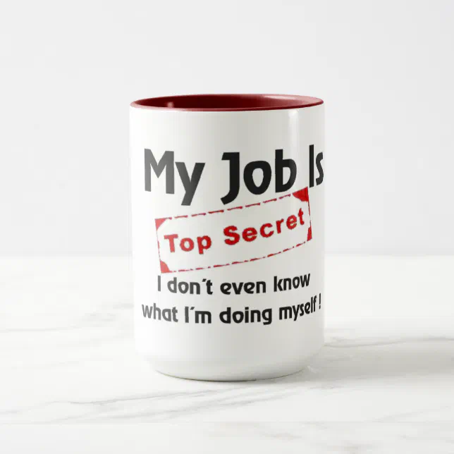 Top Secret Mug | Zazzle