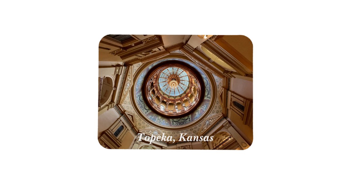 Topeka State Capitol dome Magnet | Zazzle