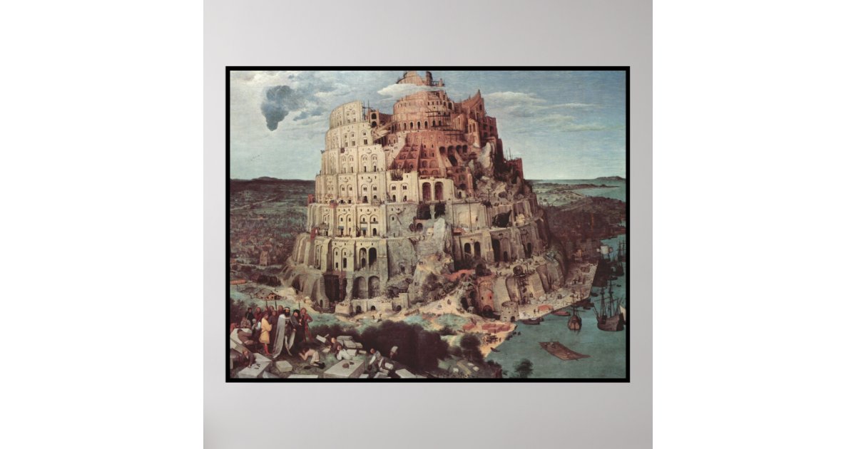 Tower of Babel Poster | Zazzle