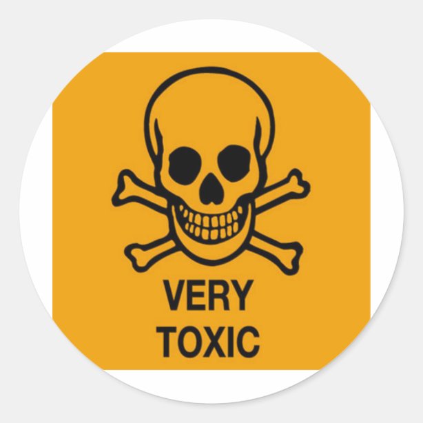 Toxic Stickers & Labels | Zazzle UK