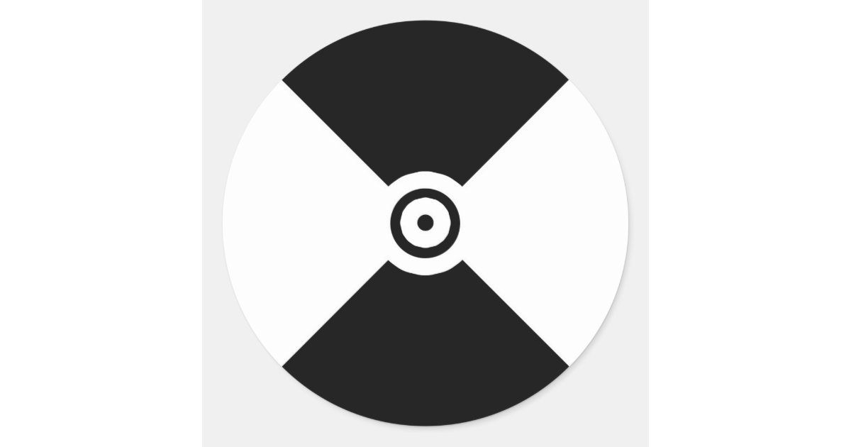 Tracking Marker Type 1 Classic Round Sticker | Zazzle