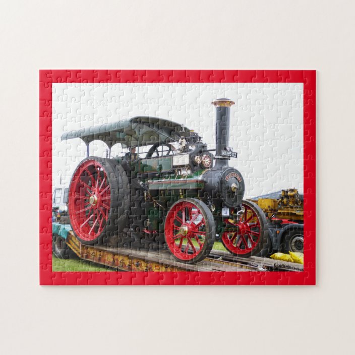 Traction engine jigsaw puzzle | Zazzle.co.uk