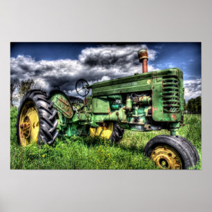Vintage Tractor Posters & Prints | Zazzle UK