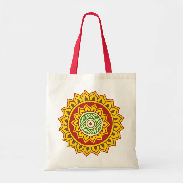 Traditional Indian style Mandana Tote Bag | Zazzle