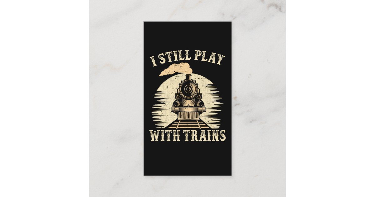 Train Humour Locomotive Trainspotter Railroad Business Card | Zazzle