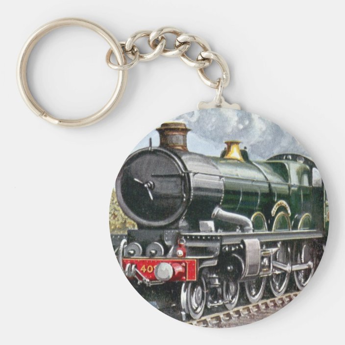 Train Keychain | Zazzle.co.uk