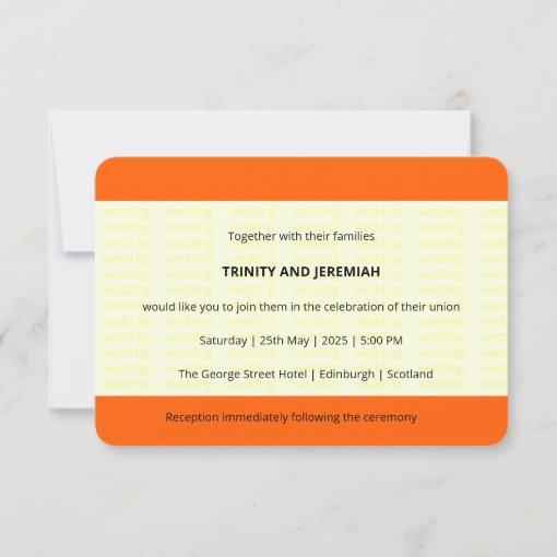 Train Ticket Inspired | Wedding Invitation | Zazzle