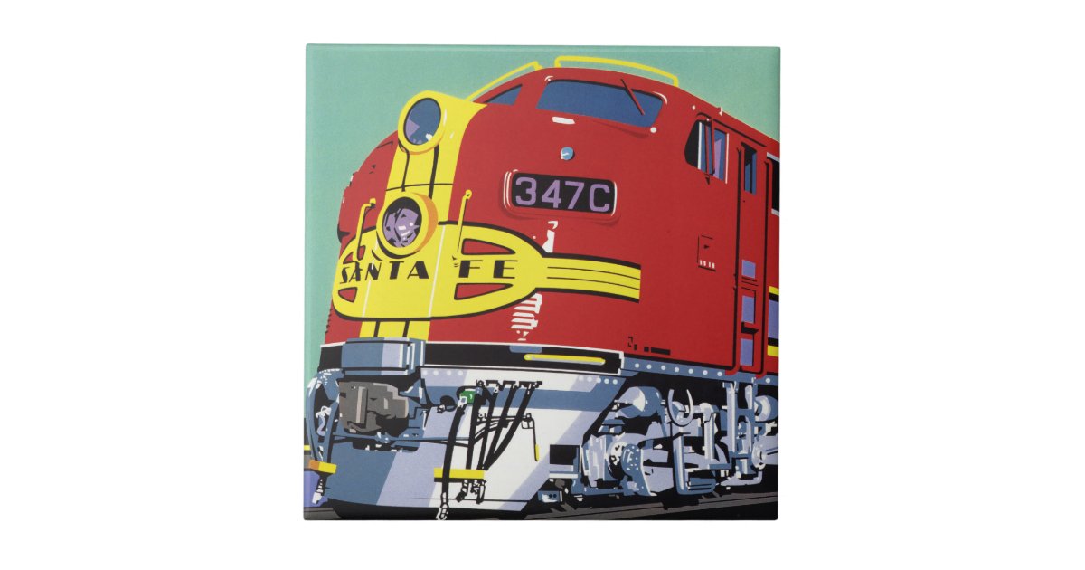 Train Tile | Zazzle
