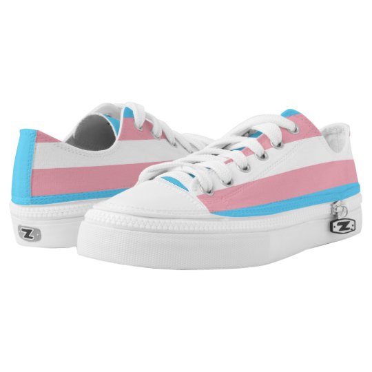 Transgender pride flag Low Top Shoes | Zazzle.co.uk