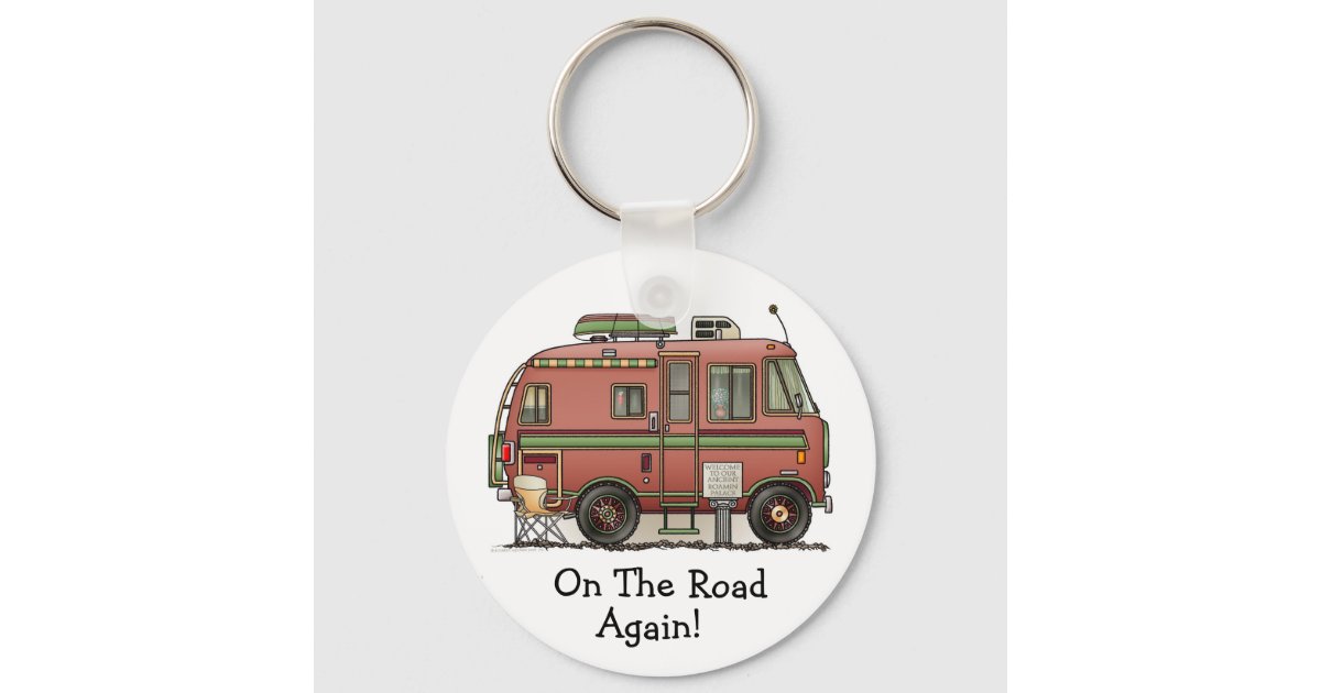Travco Motor Home Camper RV Key Ring | Zazzle