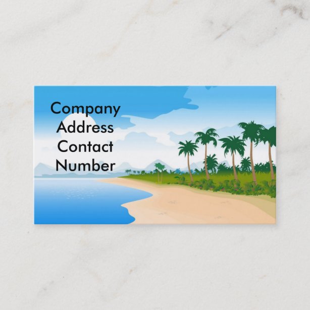 Resort Business Cards | Zazzle UK