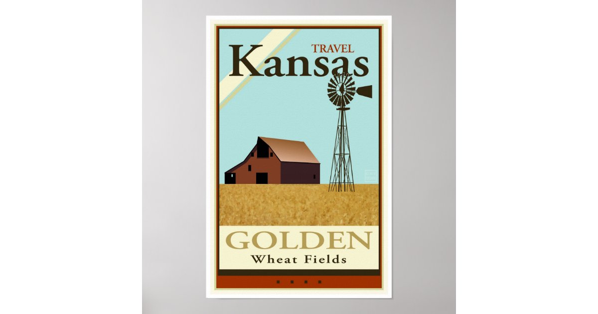 Travel Kansas Poster | Zazzle