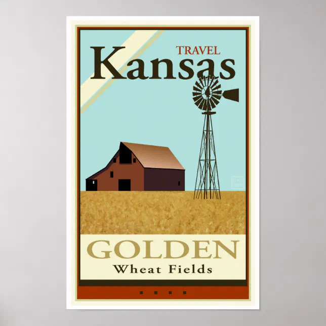 Travel Kansas Poster | Zazzle