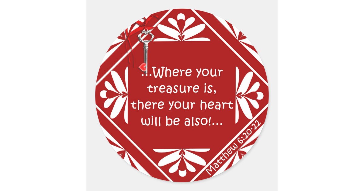 Treasure chest classic round sticker | Zazzle