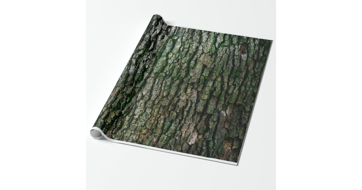 Tree bark texture wrapping paper | Zazzle