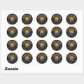 Tree of Life Business Logo Classic Round Sticker | Zazzle