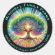 Tree of Life Business Logo Classic Round Sticker | Zazzle