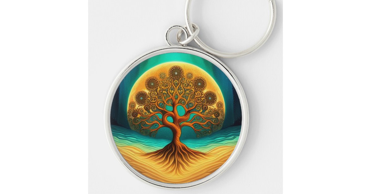 Tree of Life Key Ring | Zazzle