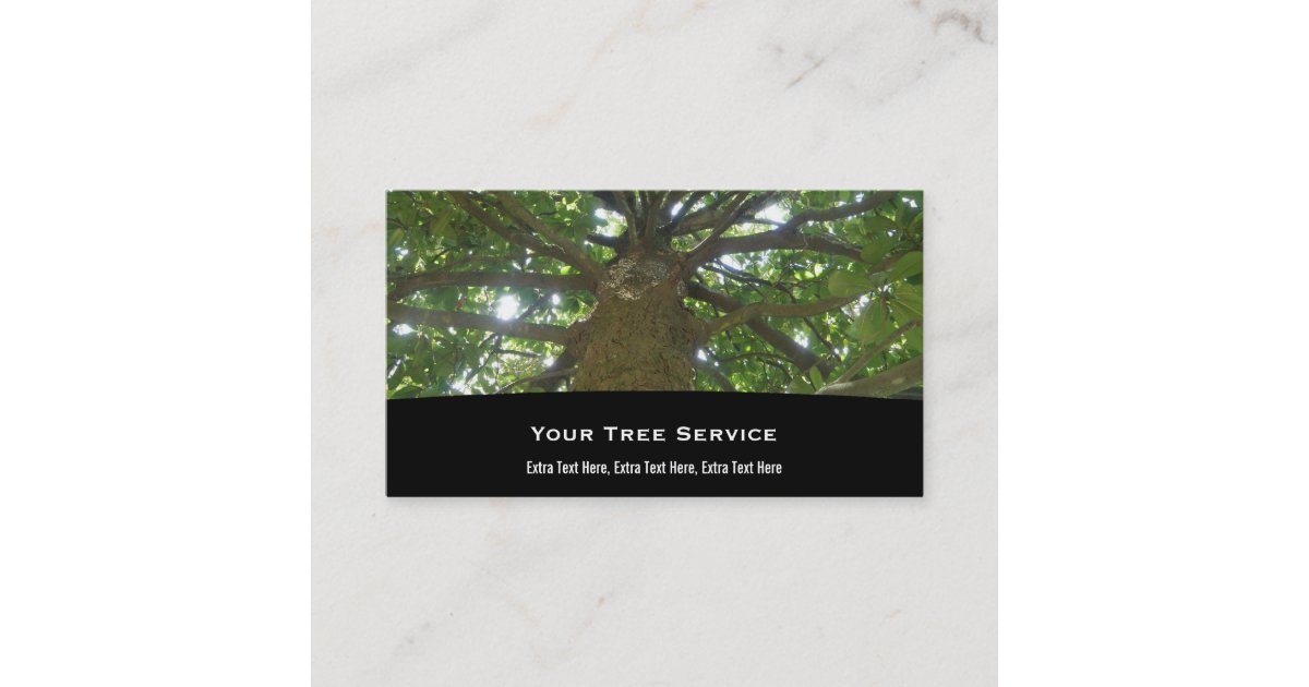 Tree Service Business Card | Zazzle