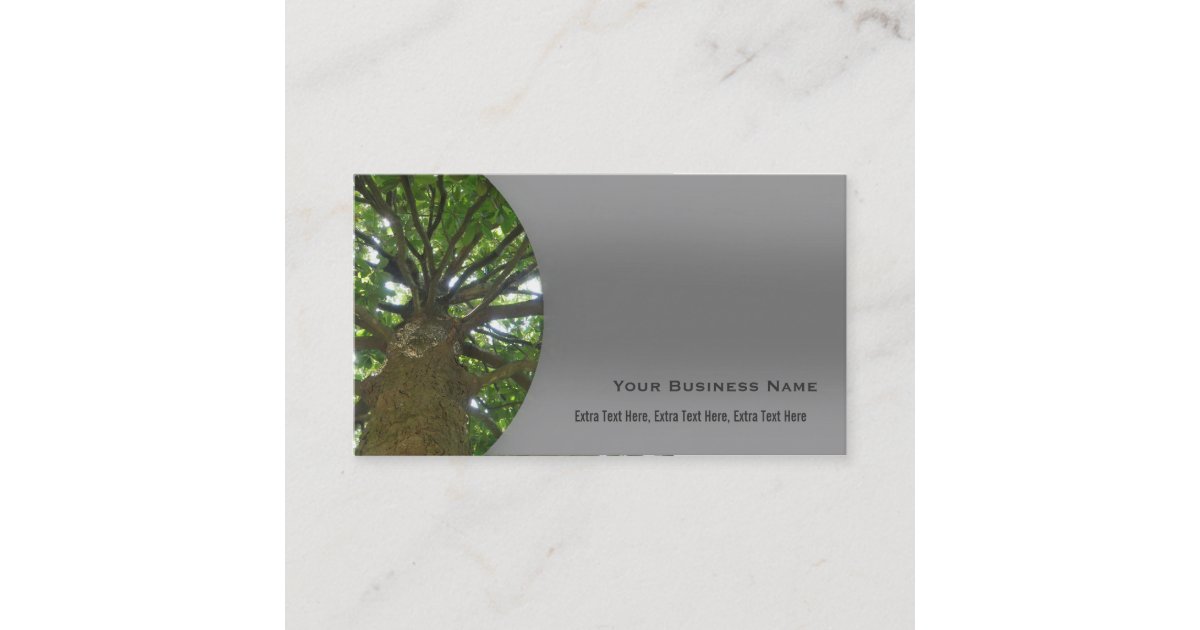 Tree Service Business Card | Zazzle