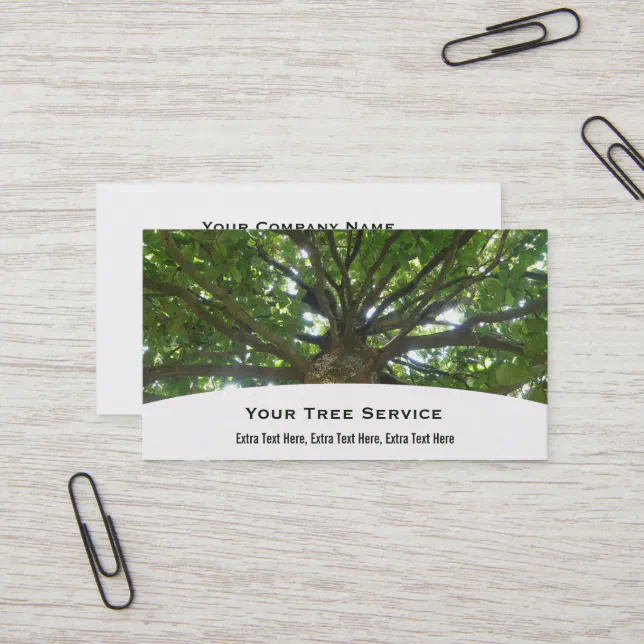 Tree Service Business Card | Zazzle