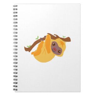 Sloth Notebooks | Zazzle.co.uk