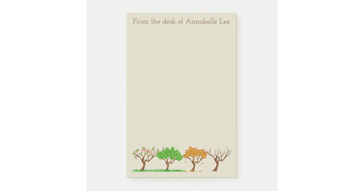 Trees for all Seasons Post-it Notes | Zazzle