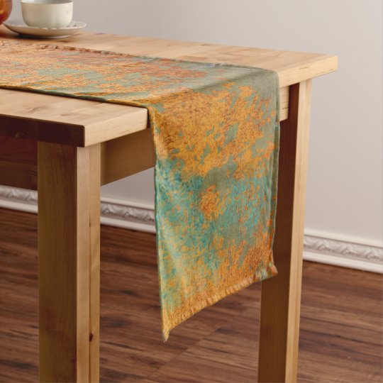 Trendy Rich Copper Patina Metallic Short Table Runner | Zazzle.co.uk