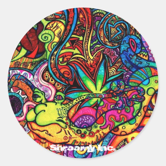 Trippy Sticker | Zazzle.co.uk