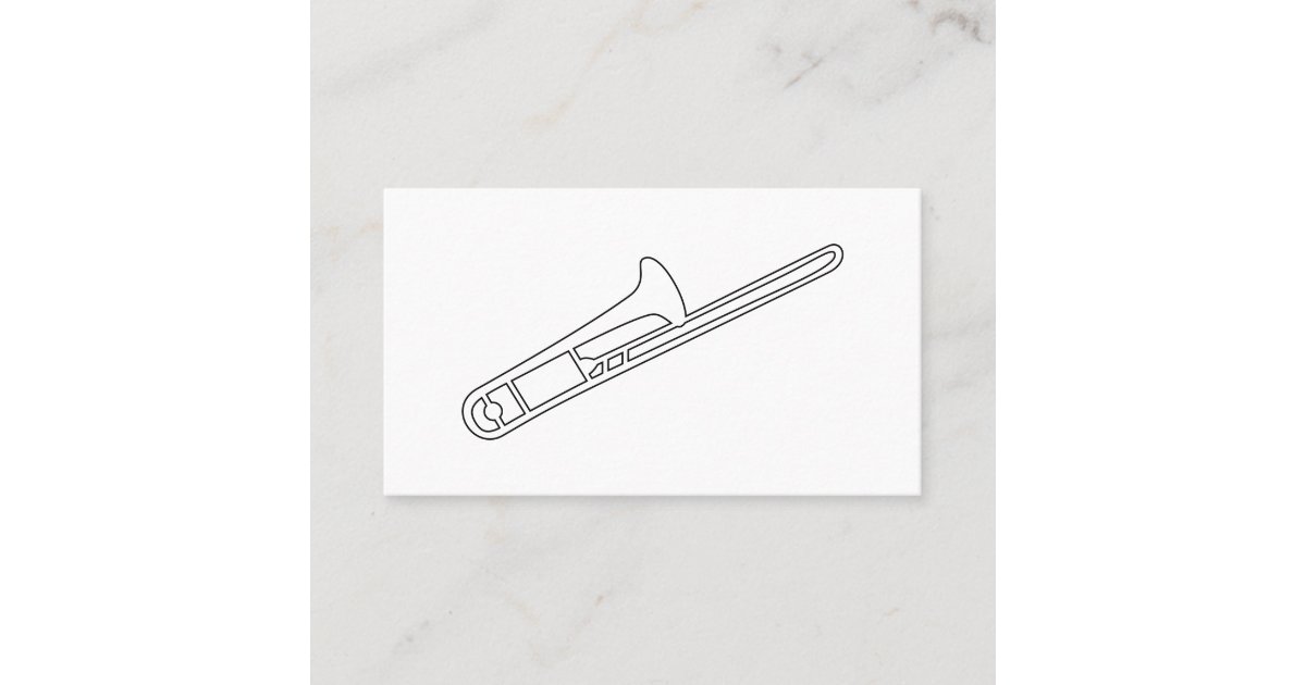 Trombone Logo - Business Card | Zazzle