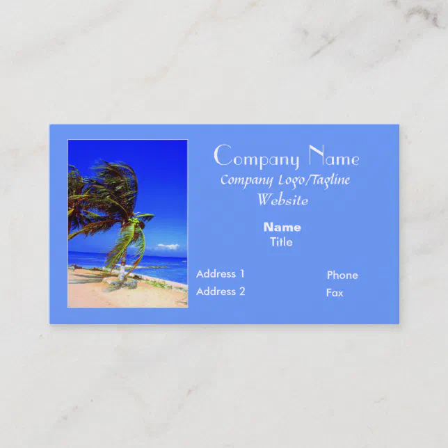 Tropic Breeze Business Card | Zazzle