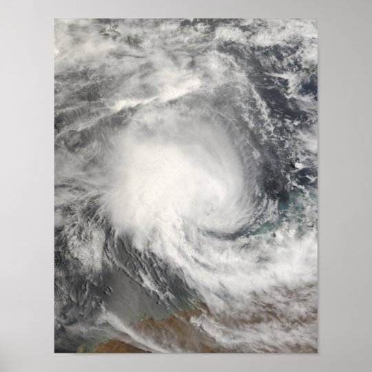 Tropical Cyclone Nicholas approaching Australia Poster | Zazzle.co.uk