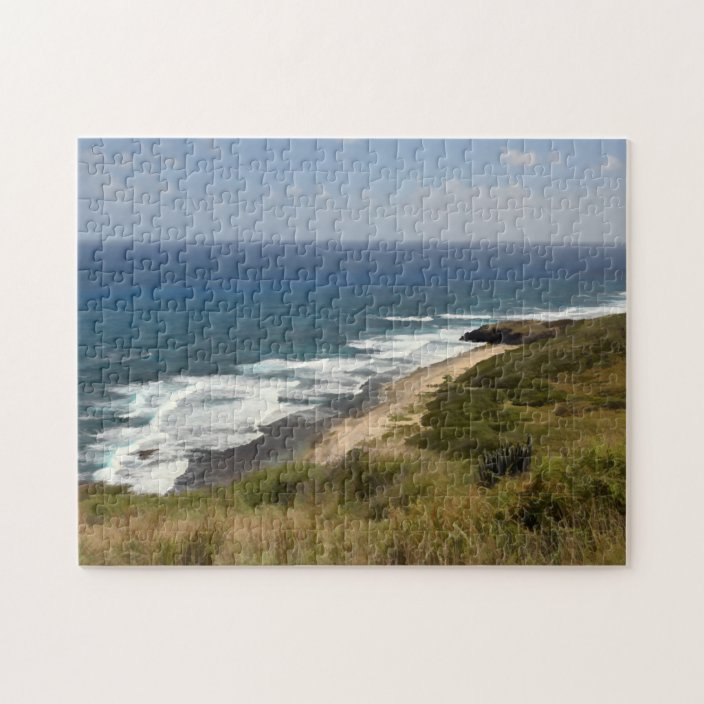 Tropical Ocean Sea Beach Nature Jigsaw Puzzle | Zazzle.co.uk