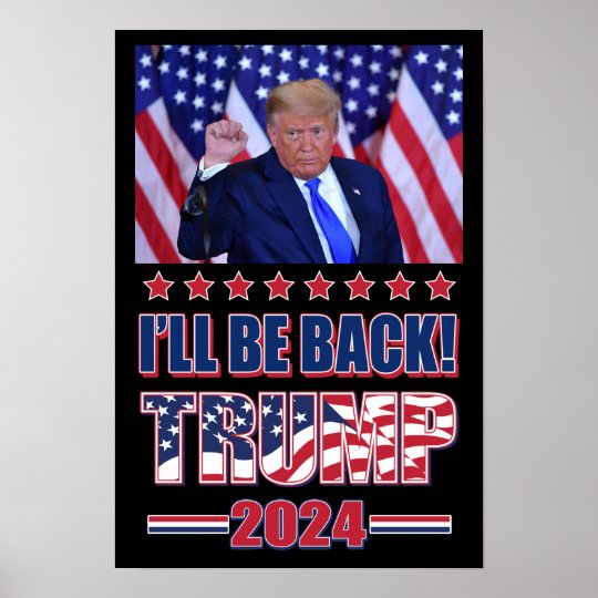 Trump 2024 Take America Back Poster | Zazzle.co.uk
