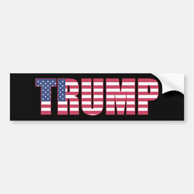 TRUMP BUMPER STICKER | Zazzle