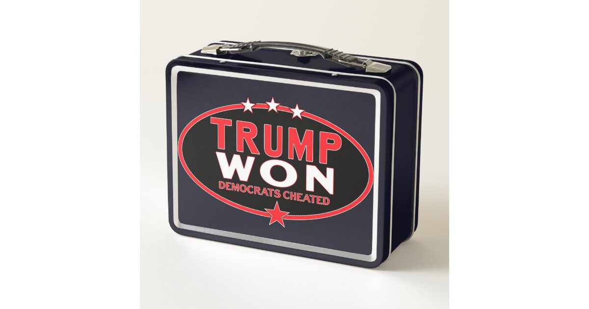 Trump Won Metal Lunch Box | Zazzle