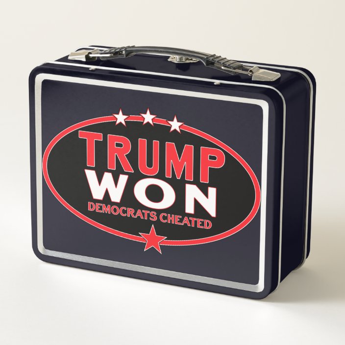 Trump Won Metal Lunch Box | Zazzle.co.uk