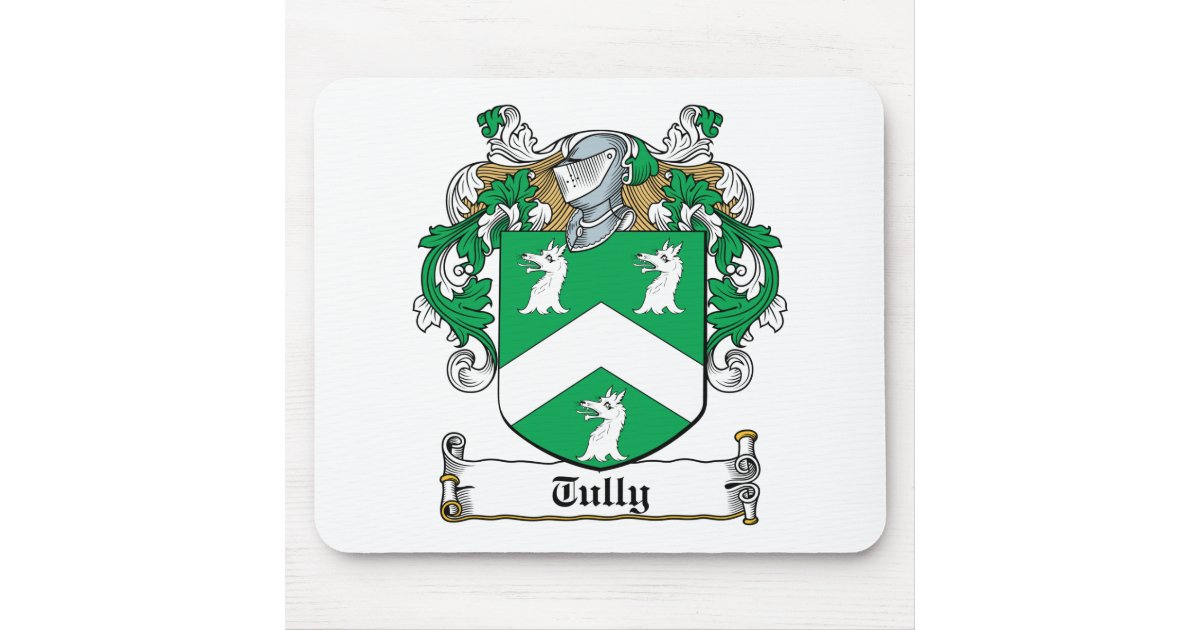 Tully Family Crest Mouse Mat | Zazzle