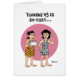 Funny 45th Birthday Cards & Invitations | Zazzle.co.uk
