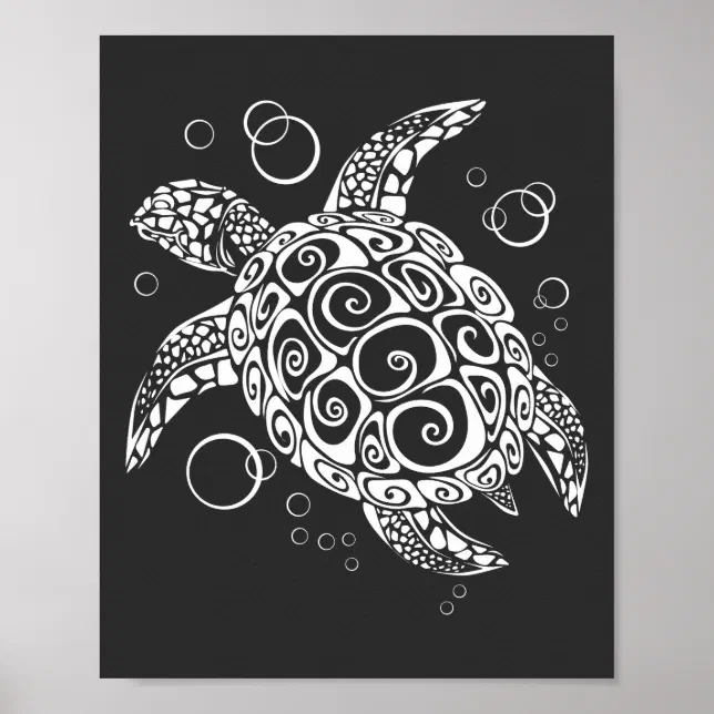 Turtle Posters, Surfer Life, Beach Lover, Turtle Poster | Zazzle