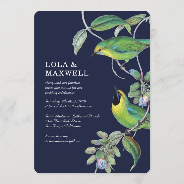 Birds Wedding Invitations | Zazzle.co.uk
