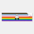 Two-Spirit LGBTQ+ Progress Pride Flag Bumper Sticker | Zazzle