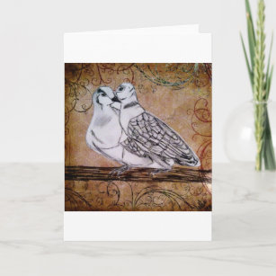 Turtle Doves Birds Cards | Zazzle UK