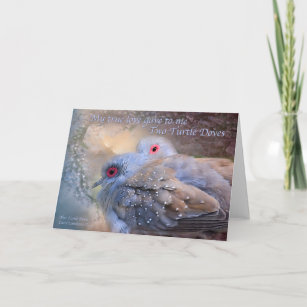 Turtle Doves Birds Cards | Zazzle UK