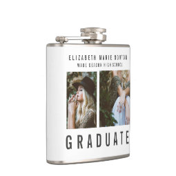 Type graduation hip flask | Zazzle